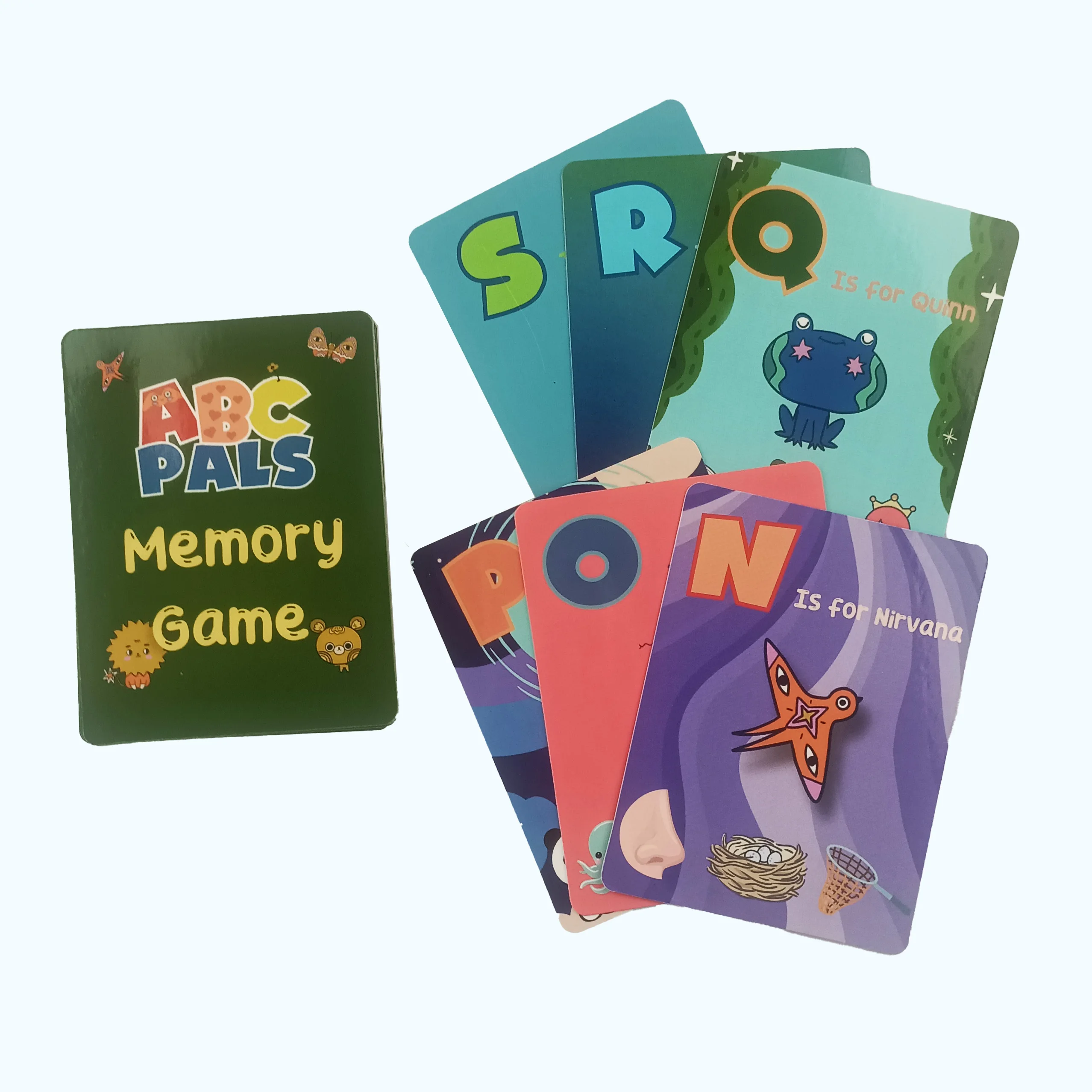 Custom Printing Kids Card Games - Alphabet Learning Tools