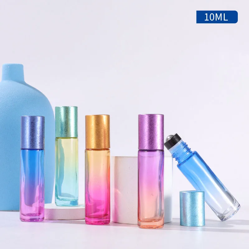 Empty Octagonal Arabian Attar Oud Perfume Glass Bottles