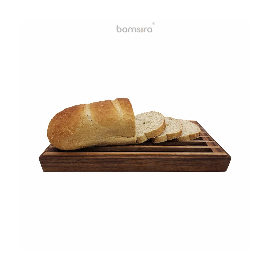 Wooden Holder Bread Tray For Serving Bread Slicers Bread Cutting Board ...