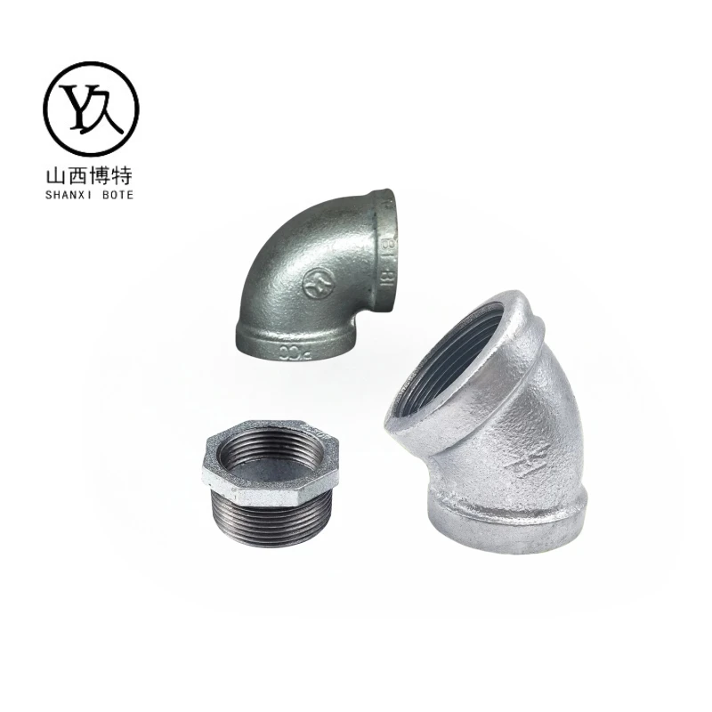 Galvanized Black Carbon Steel Nipple Bspt Male Thread Gi Pipe Nipple Hose Fittings Galvanized ...