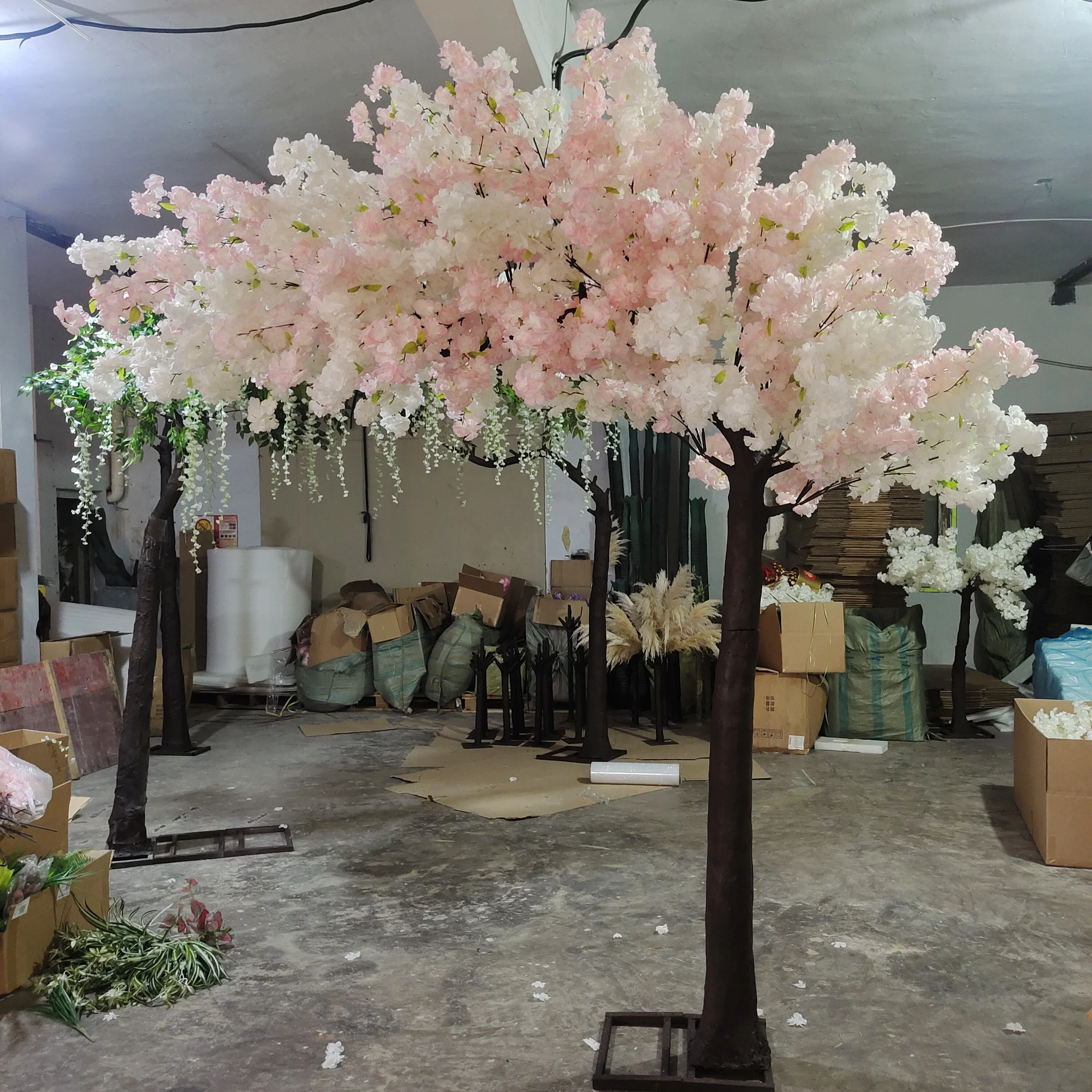 Artificial Flower Wedding Cherry Blossom Trees Arches Gorgeous Pink ...
