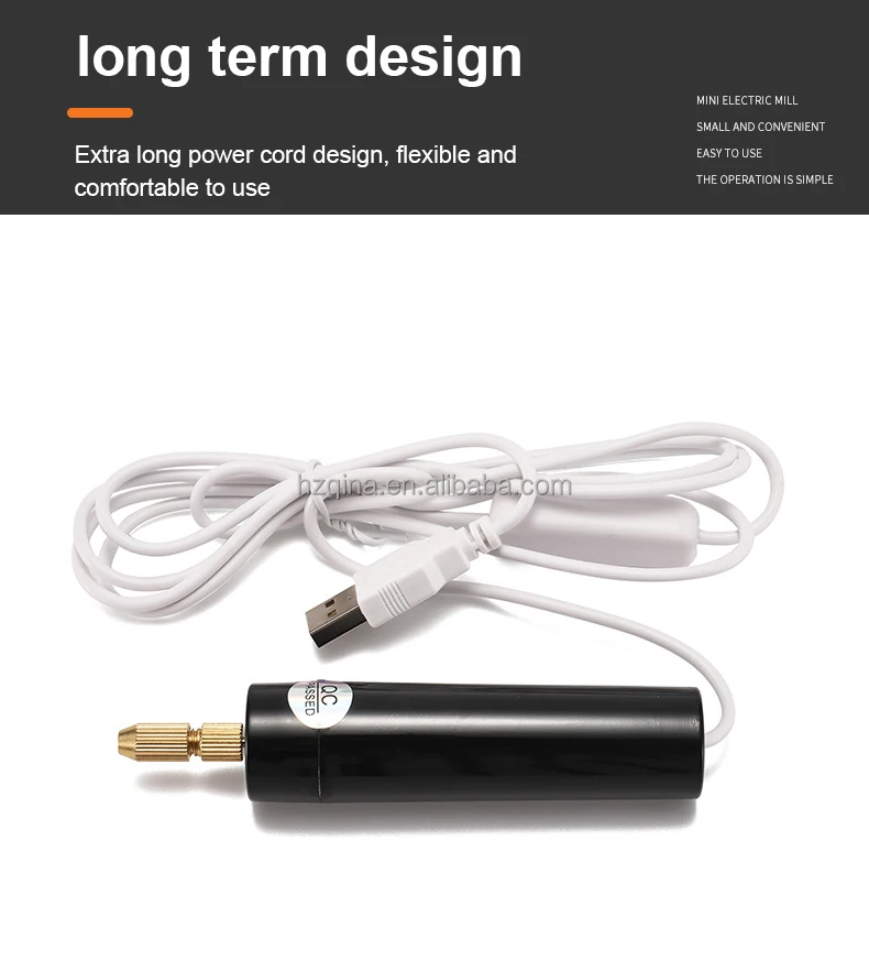 Cute Small Hand Drill Hole Diy Drilling Machine Jewelry Craft Usb ...