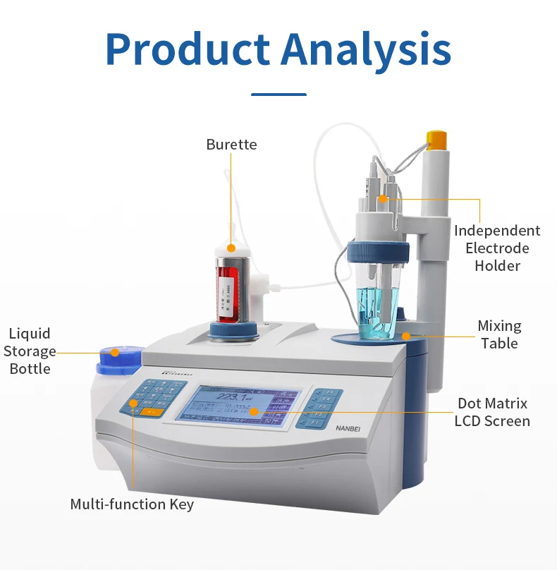 NANBEI Ti-40 Automatic Potential Titrator - Precision & Reliability