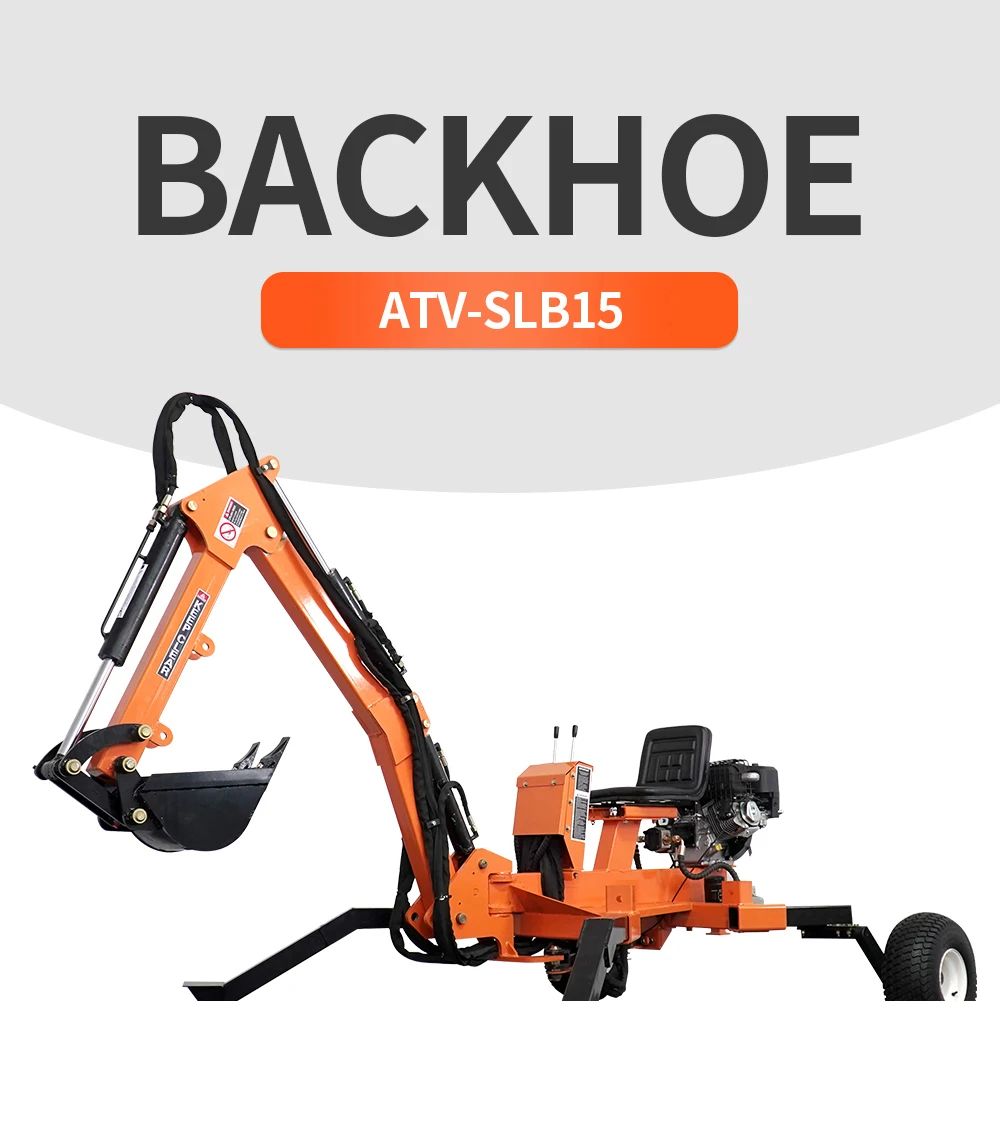 Atv Towables Loader Tractor Backhoe Atv-slb15 - Buy Towed Backhoe,Atv ...