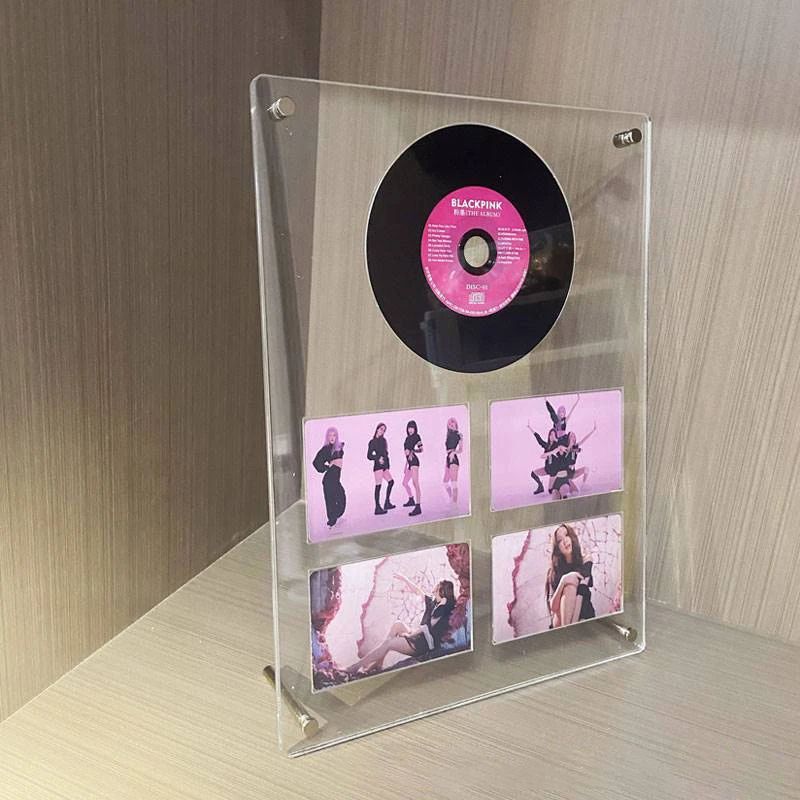 Kpop Picture Display Cd Rack 3-inch Mini Card Collection Book Acrylic ...