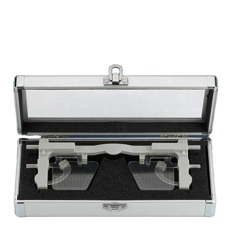 optical eyeglass pupil height pupil distance measuring ruler hand ...