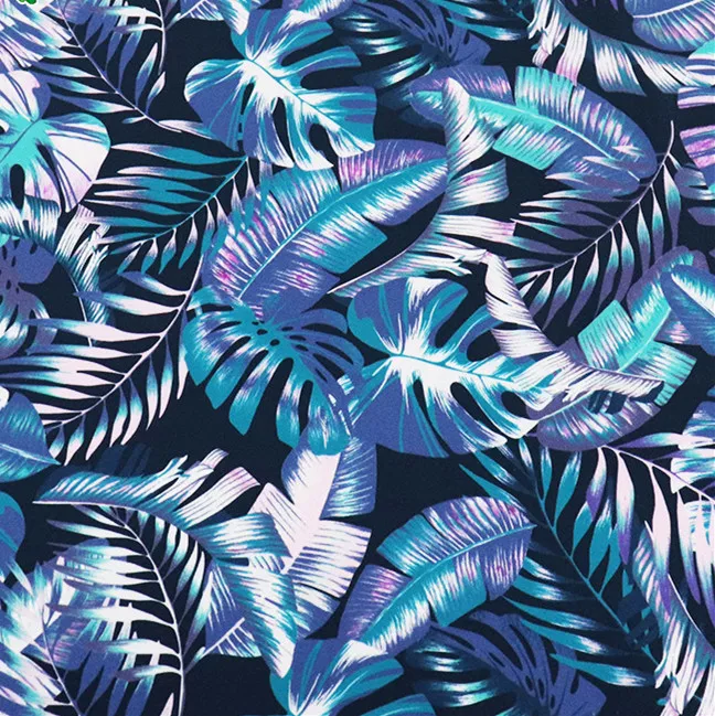 Custom Digital Printed Floral Swimwear Fabric Spandex Polyamide Fabric ...