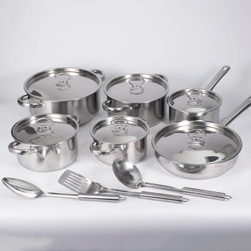 Wholesale 15 Pcs Cooking Pot Set Non Stick Cookware Kitchen Wear ...