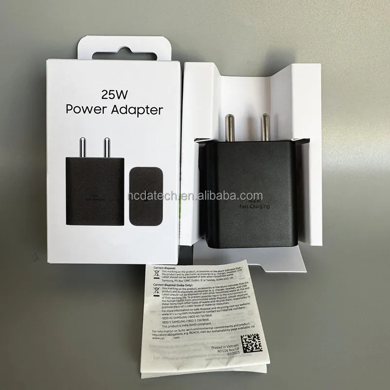 25W Fast Charging Adapter Smart Charger 5A 3A Charger Brick EP-T2510 ...