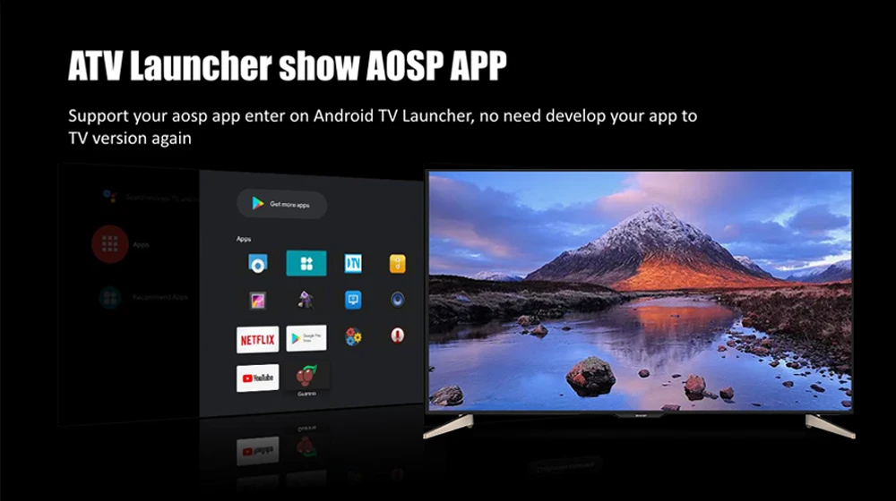 Original Lemon TV L1 ATV Smart TV Box Android 10 Allwinner H313 2GB 8GB ...