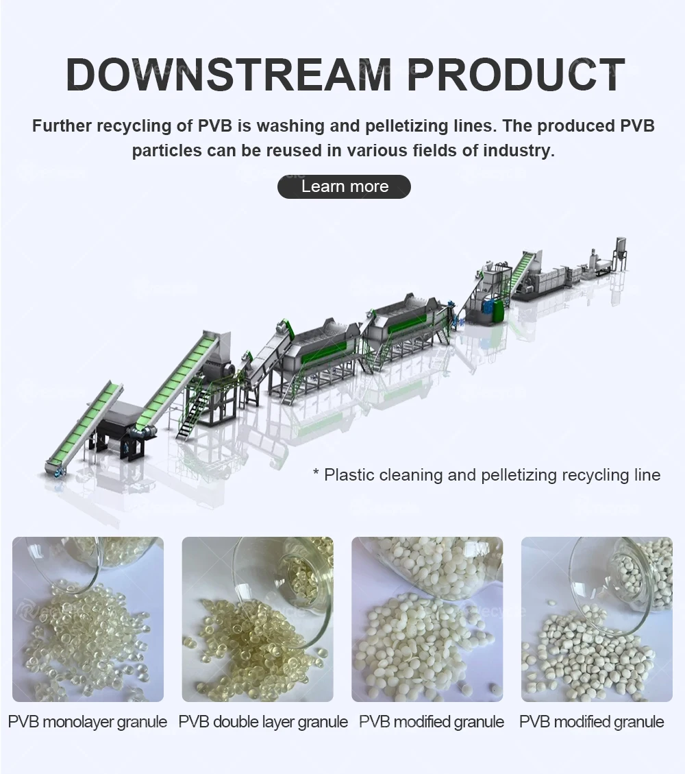 3-5ton per Hour Laminated Glass Crushing and Sorting Plant