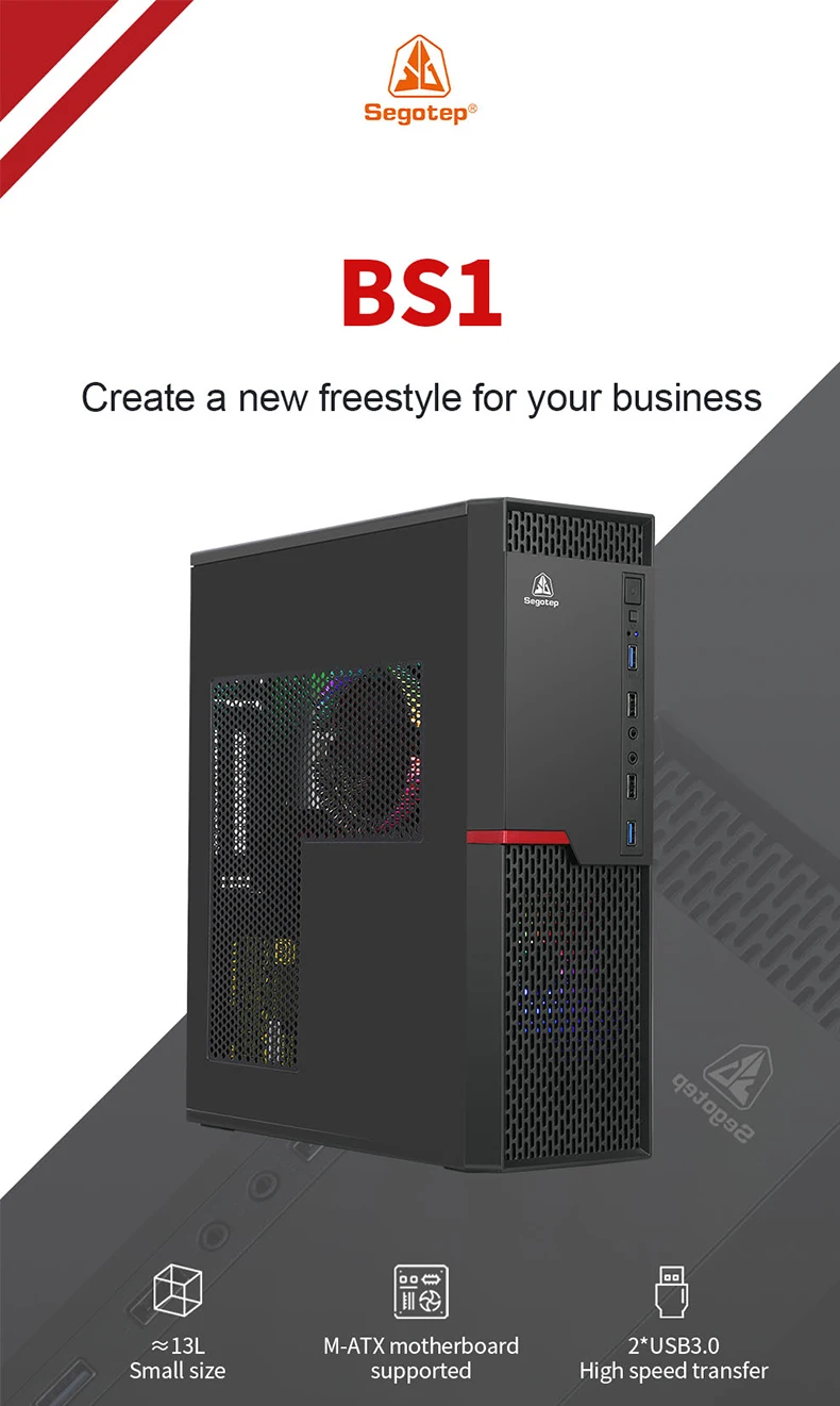 Popular Customized Aluminum Steel Mini Casing Matx Itx Tower Cpu ...