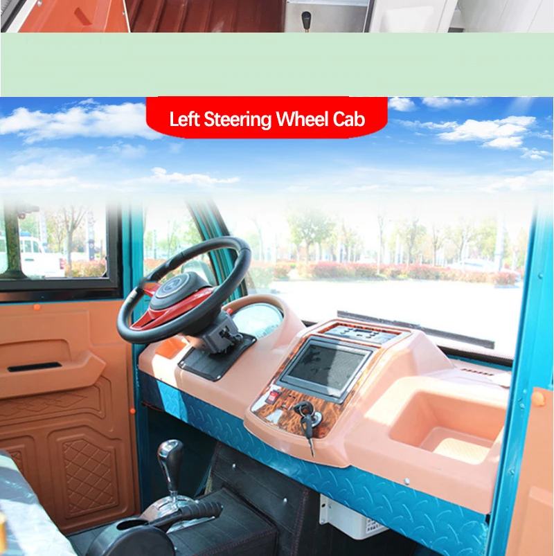 Factory Supply Electric Tricycles 3 Wheel Cargo Enclosed Van Cargo ...