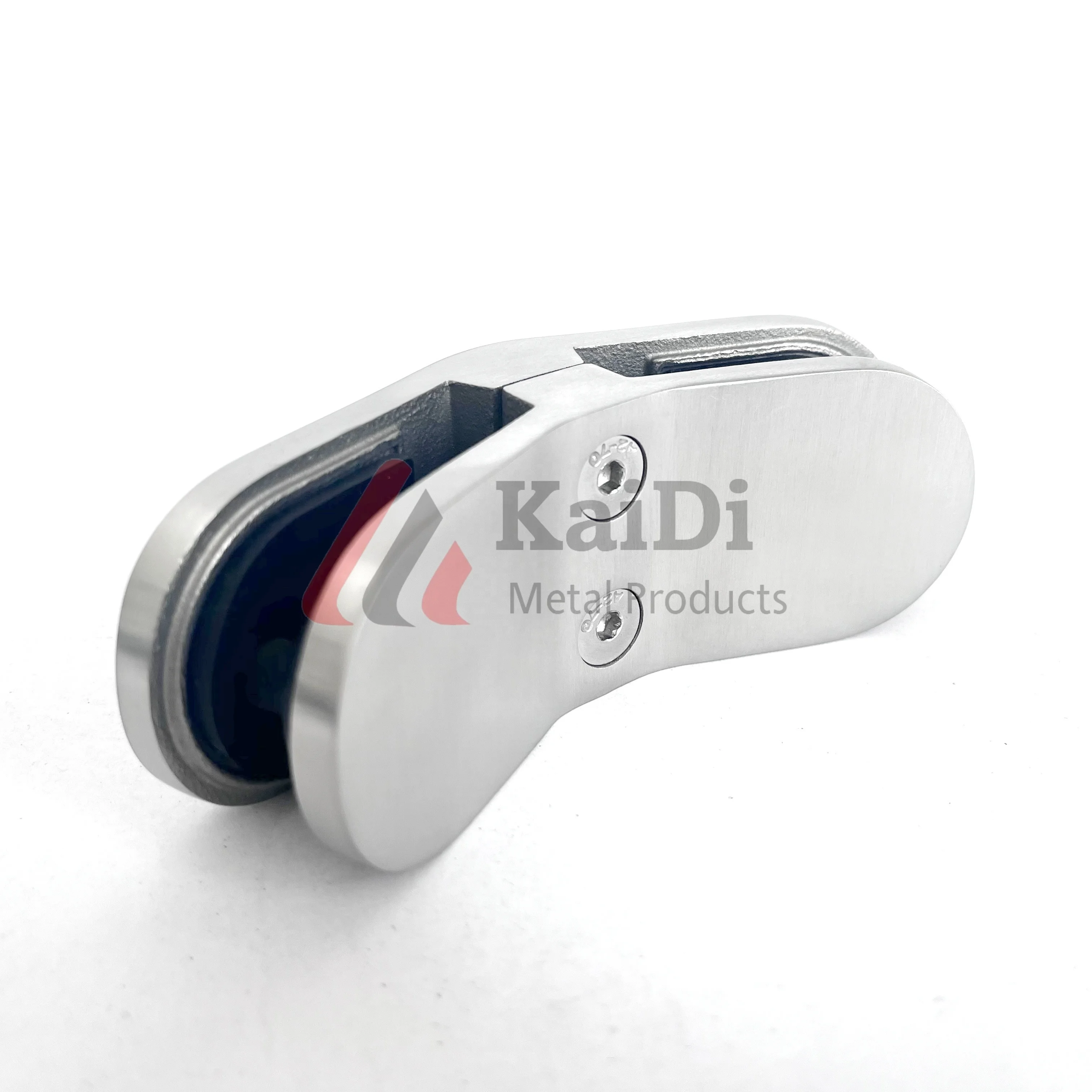 Outdoor Glass Partition 135 Degree Stainless Steel Beveled Glass Clamp ...