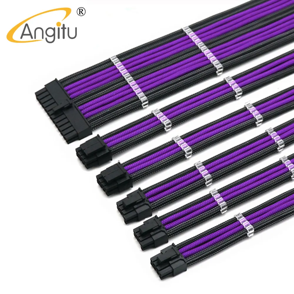 Angitu Hot Selling Acrylic Psu Cable Motherboard 24pin Atx Cable Comb ...