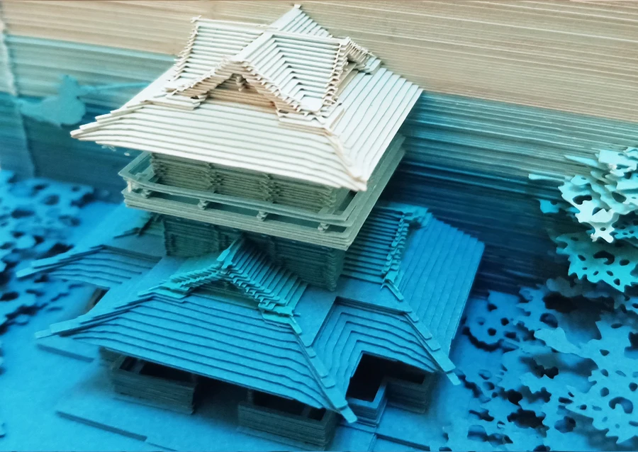 Special Paper 3D Temple Style Writing Pad Memo Pad Sticky Notes for ...