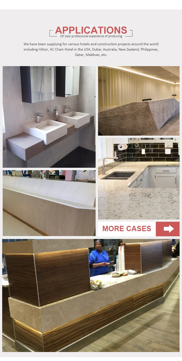 Thermoforming Solid Surface Slabs Artificial Sheet For Kitchen Top Marble Patterned Acrylic ...