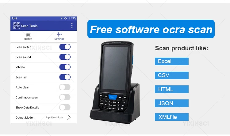 Rugged Handheld PDA T80 with 2D Barcode Scanner and NFC for Mobile Data ...