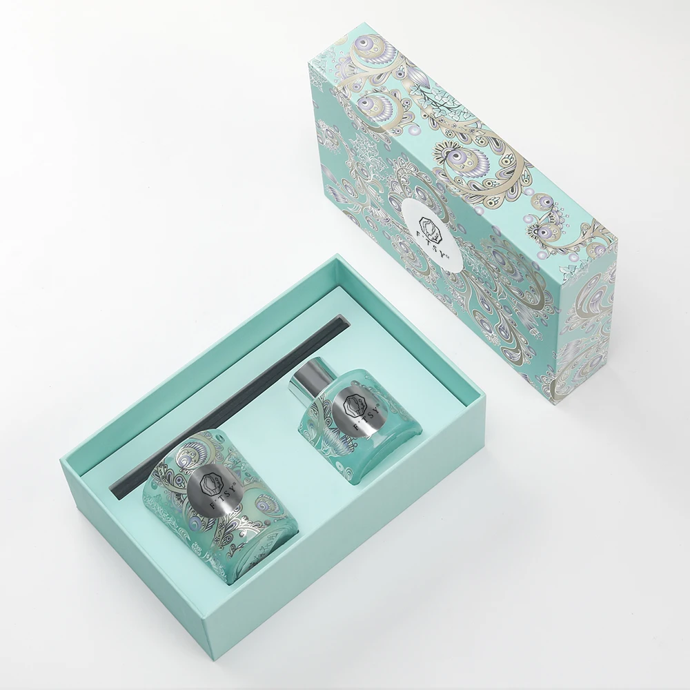 Private Label Luxury Reed Diffuser Sets Aroma Scented Candle And ...