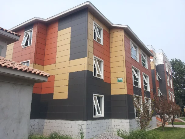 Metal Wood Decorative Wall Panel - Insulated Exterior Decor