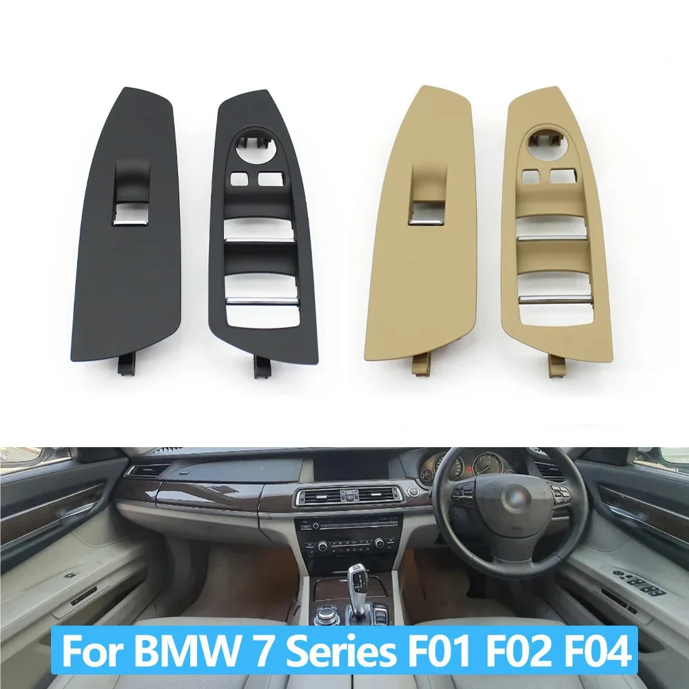 RHD Car Front Door Window Control Switch Outer Frame Panel Trim Cover ...