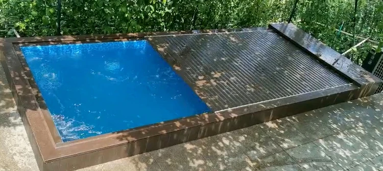 Aluminum Retractable Spa Cover - Automatic Pool Hot Tub