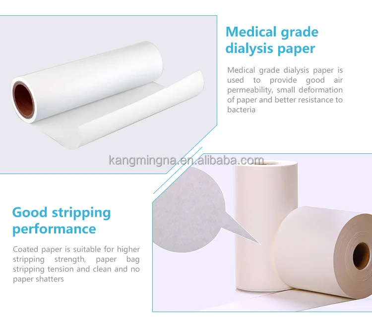 Medical Pouches Material - Dialysis Paper for Sterilization