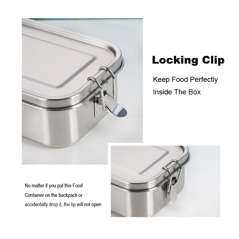 Top Sale Wholesale Sus 304 Stainless Steel 18/8 Tiffin Leakproof Lunch ...