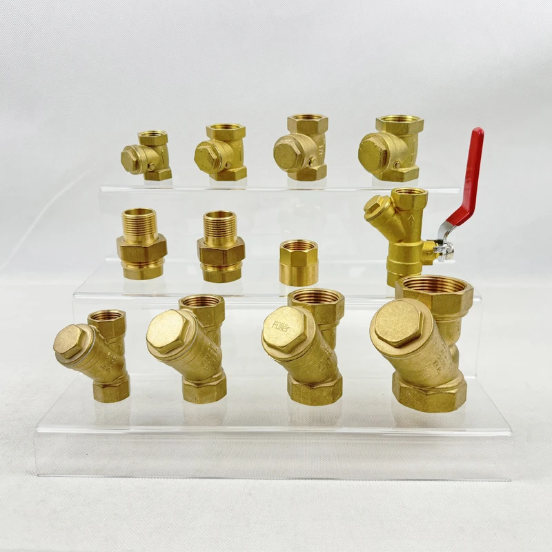 Custom Swing Check Ball Valve Fitting Water Pipe Brass Y Strainer ...