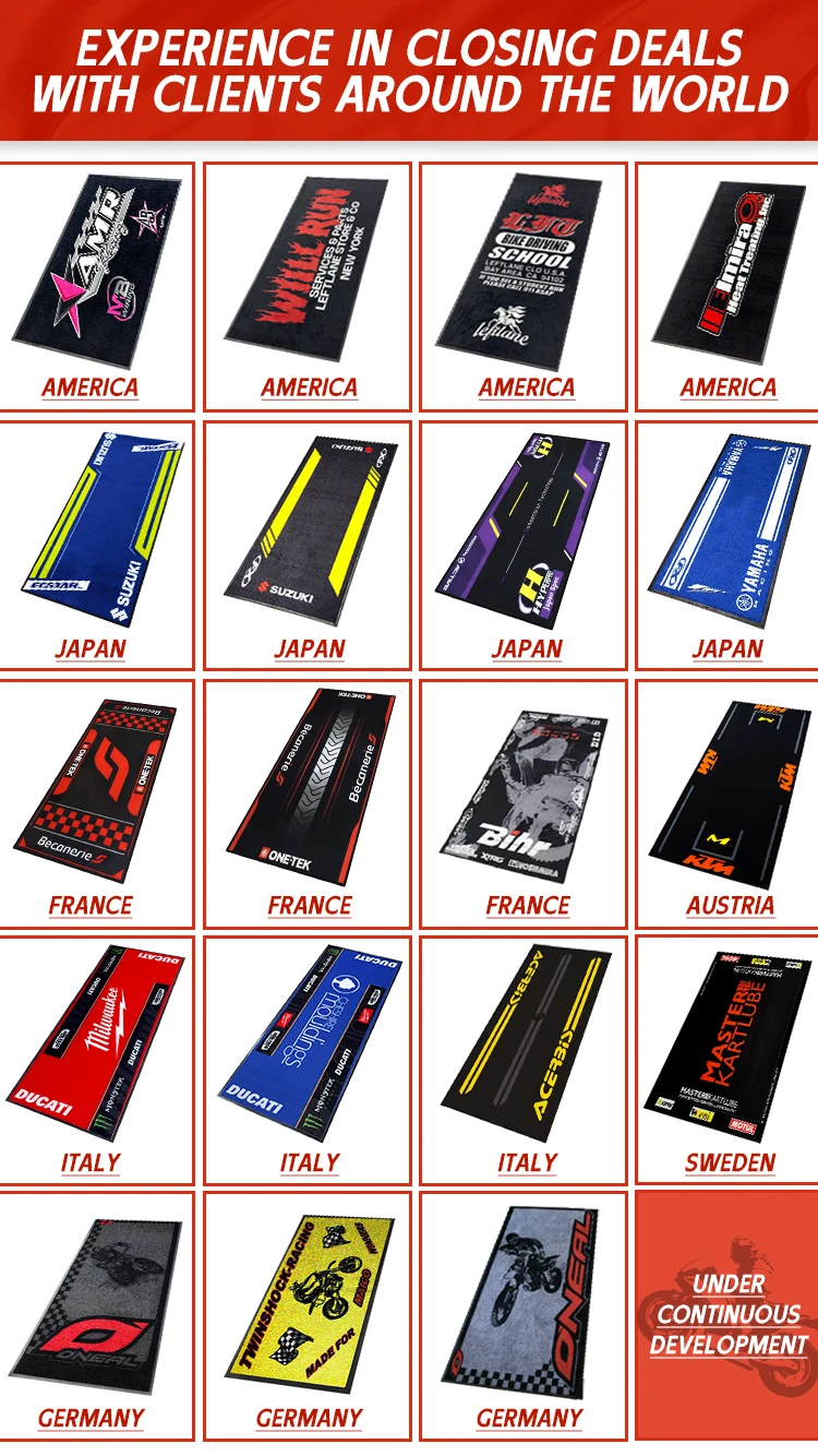 Motorcycle Mats - Durable, Customizable Floor Protection