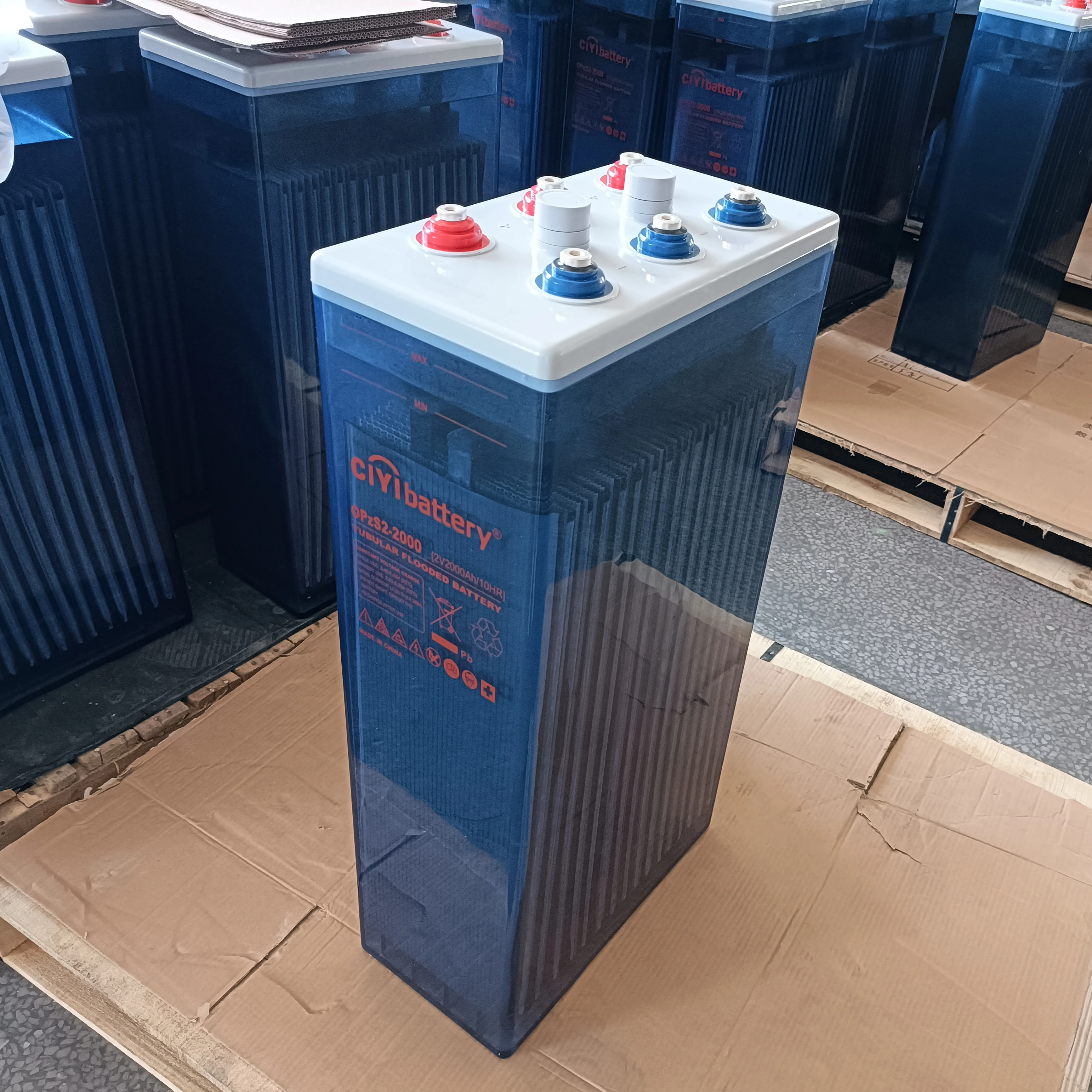 26 Years Of Quality 2v 2000ah Lead Acid Flooded Opzs Battery Super For ...