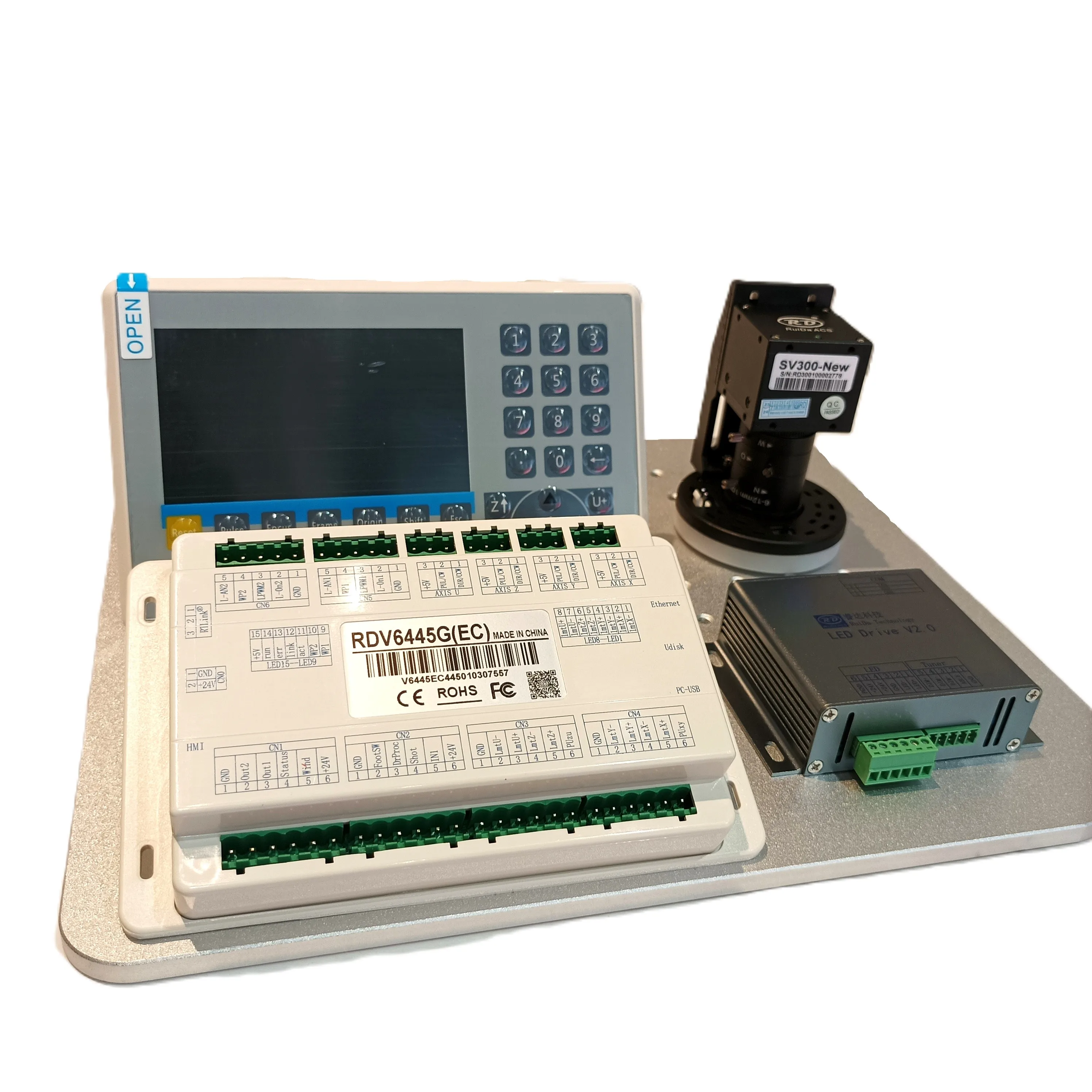 Factory Direct Ruida RDV6445 High precision positioning Laser Controller System For CO2 Laser ...