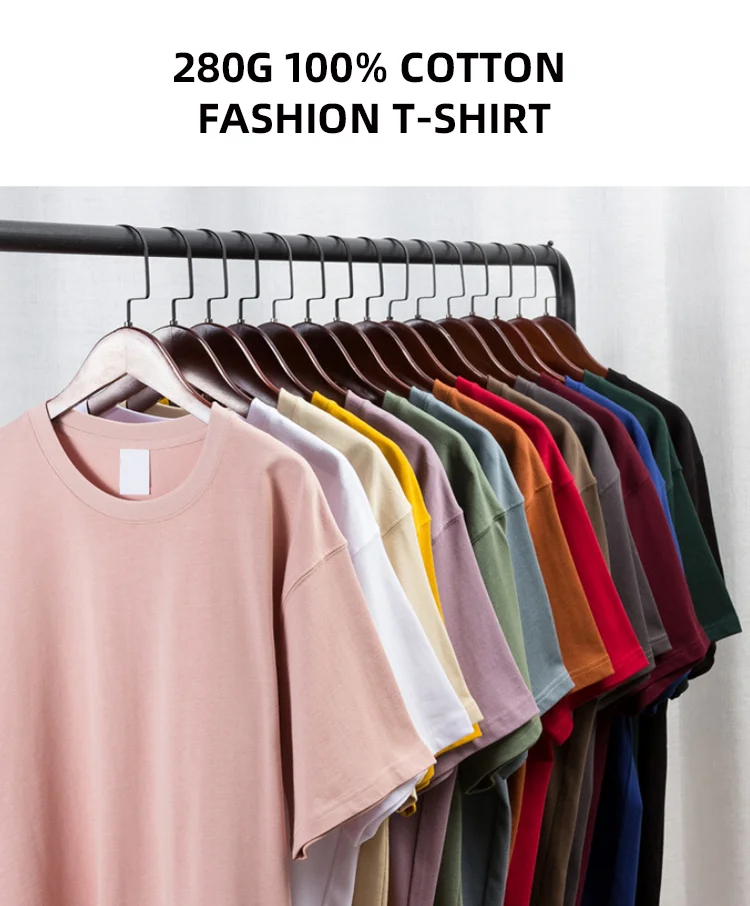 Hic High Quality Heavyweight 280gsm 100% Cotton Oversized Printed ...