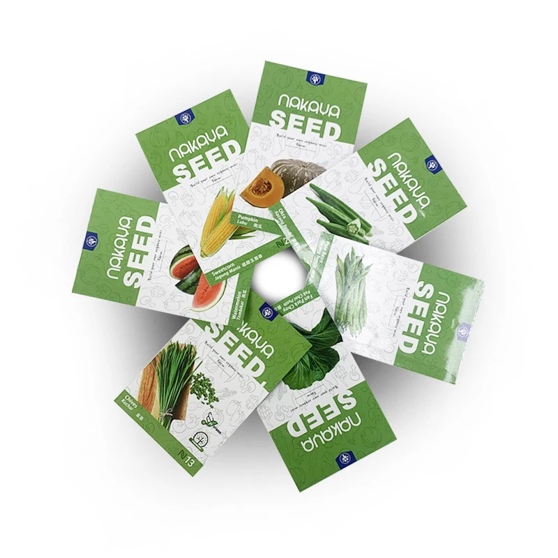 Nakava 3 Side Seal Bag - Laminated Aluminum Foil Seed Packet