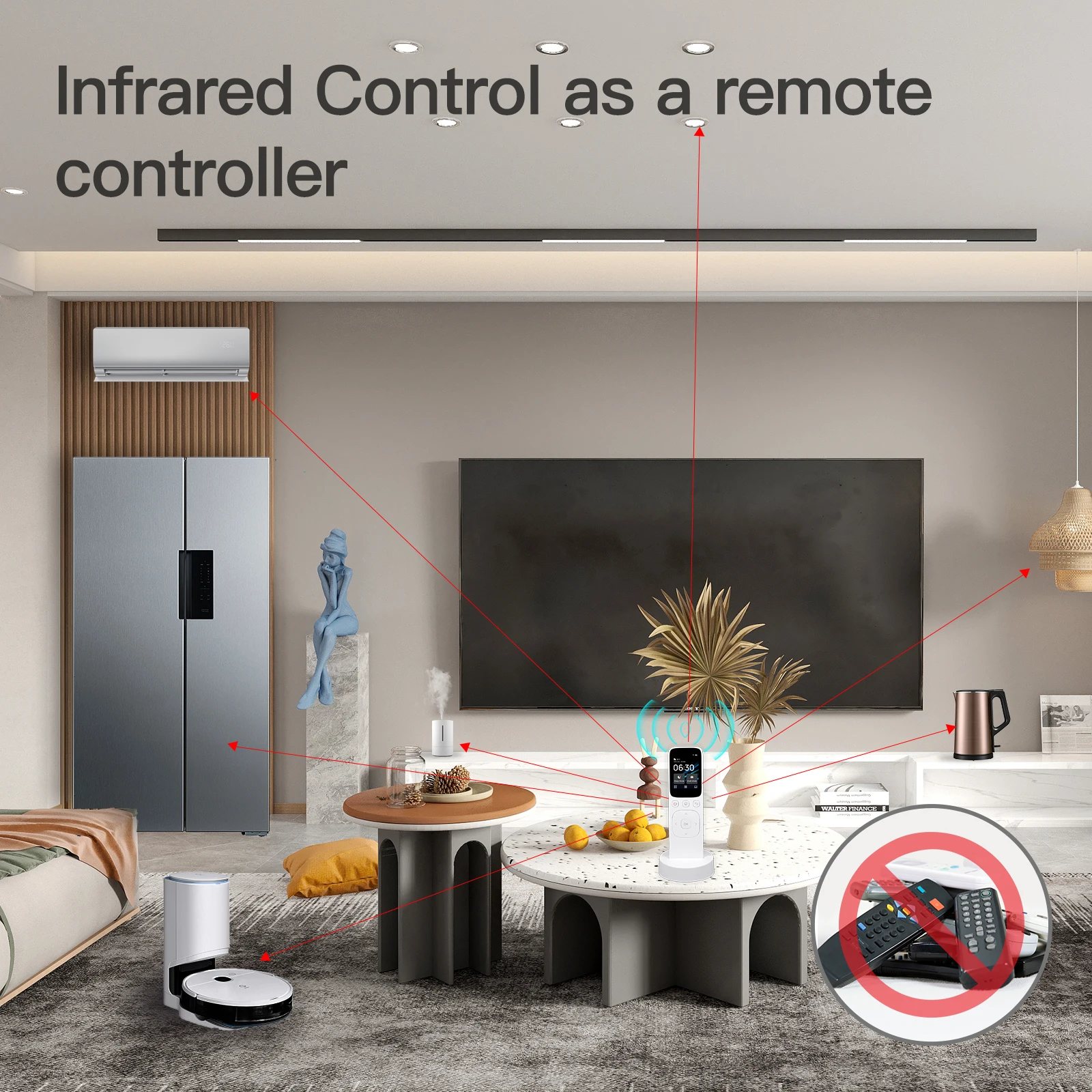 Wireless Wifi Tuya Smart Touchscreen Remote for Home Control