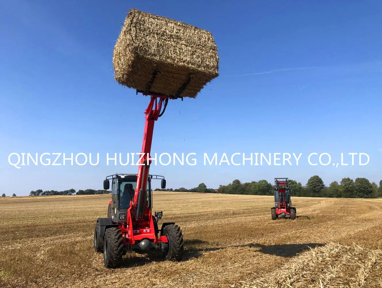 Hydrostatic 810t Hzm Huizhong Qingzhou Telescopic Mini Wheel Loader ...