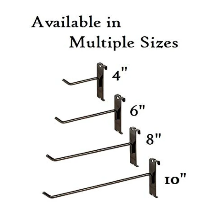 Custom Size Metal Display J Hook - Durable & Versatile