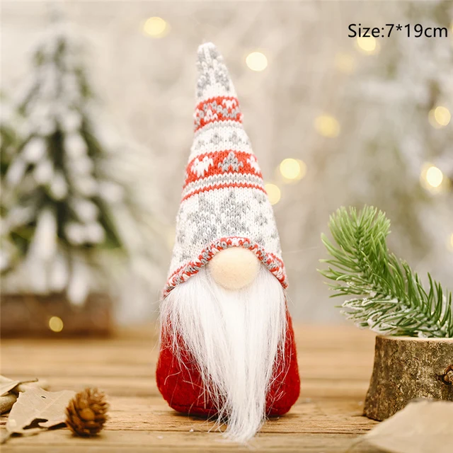 Best Sell Christmas Faceless Gnome Doll Xmas Decorations Gnome ...