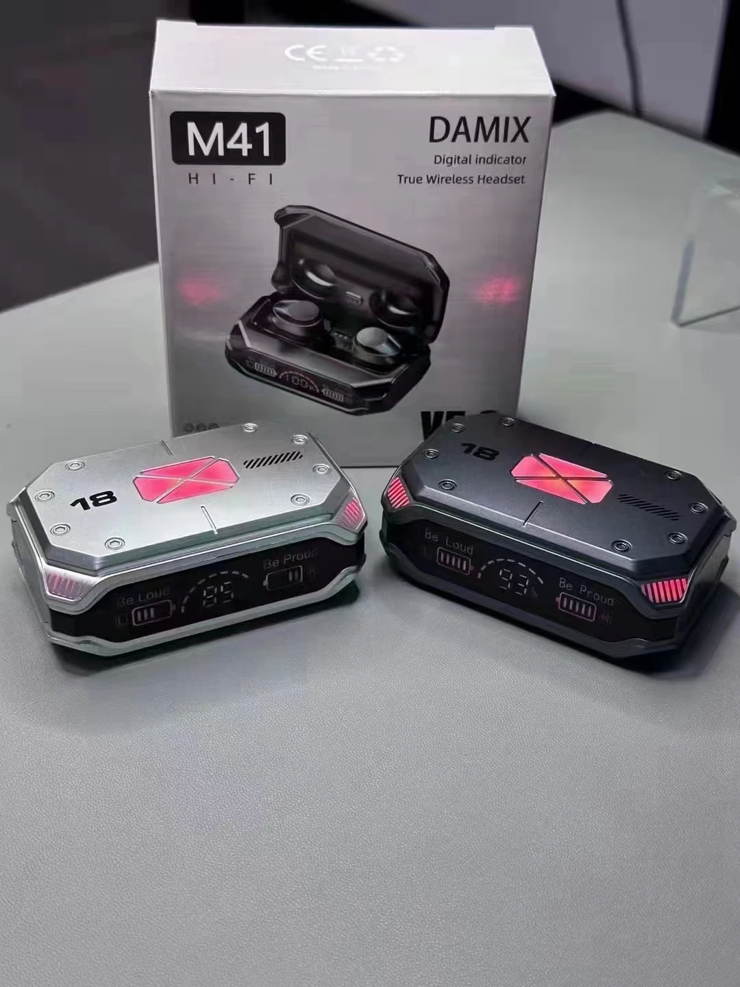 M41 Tws Wireless Auriculares Bt Earphones Touch Control Noise Reduction ...