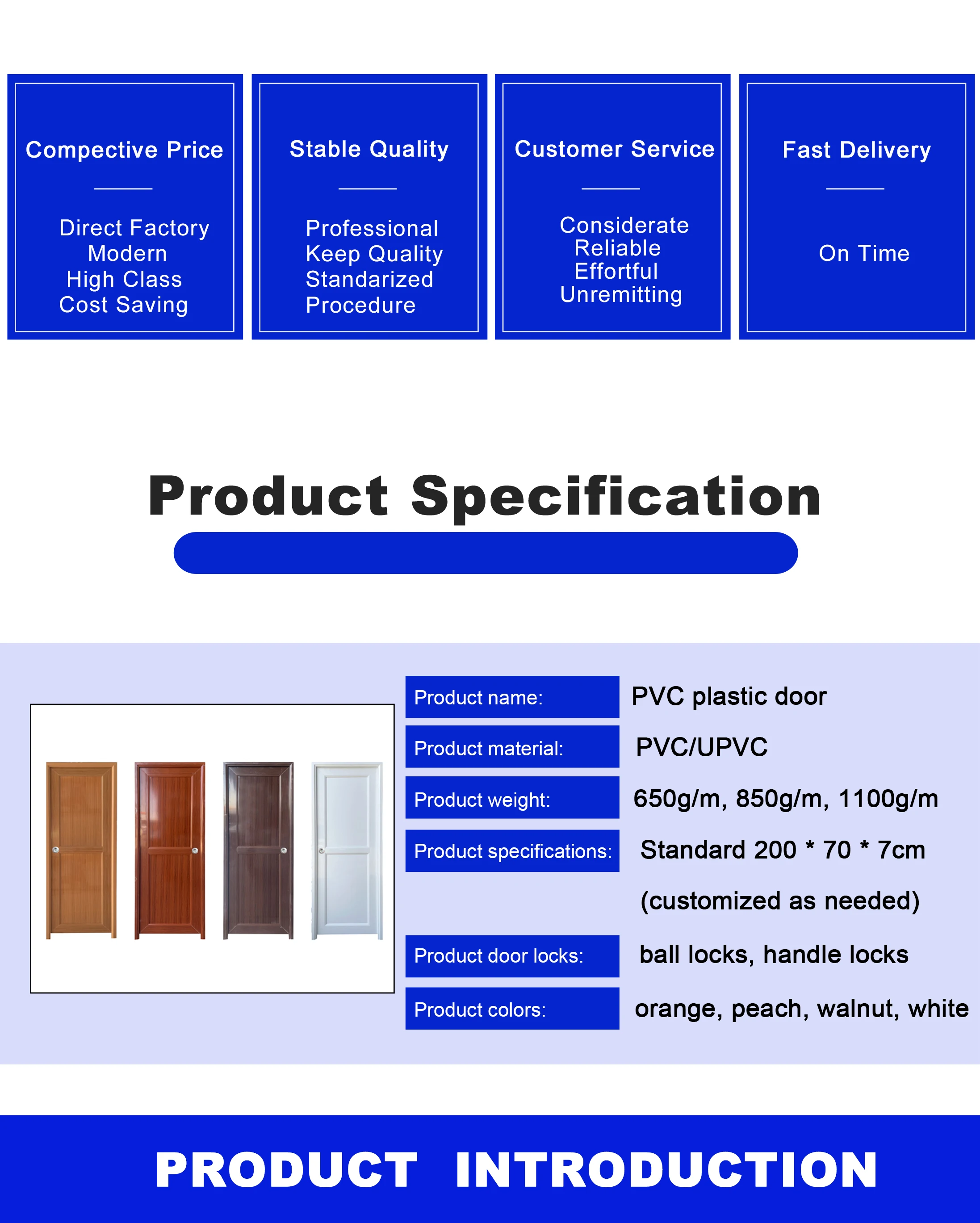 10 Year Warranty Toilet Pvc Casement Fully Glaze Hurricane Proof Upvc ...
