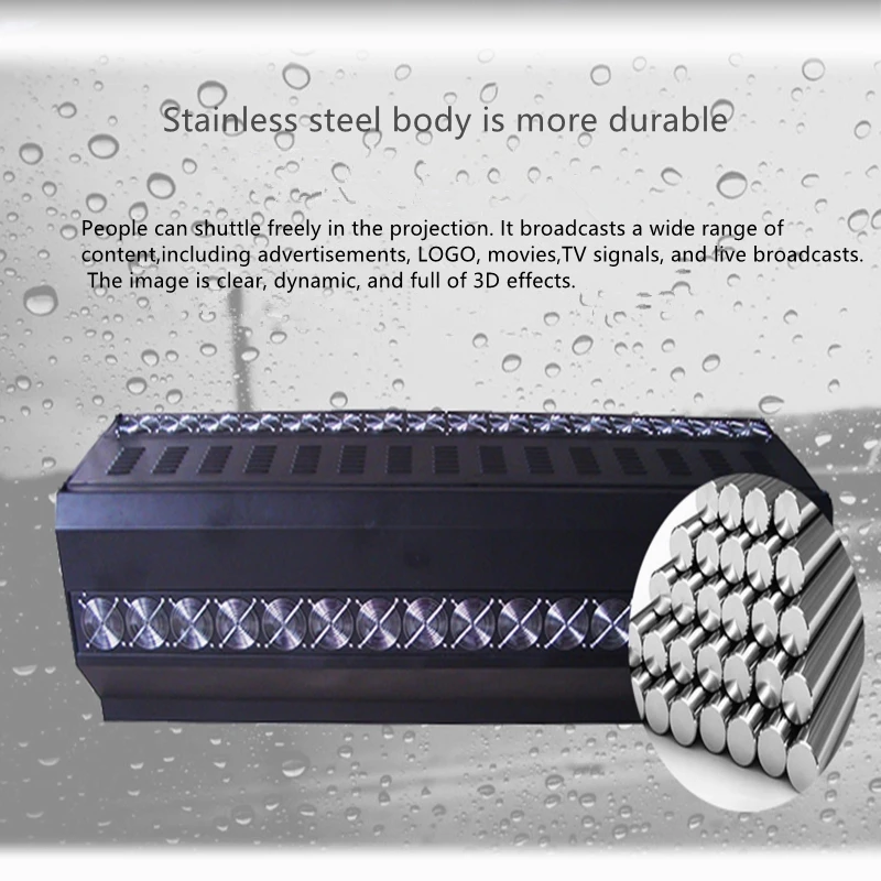 Fog Screen Projection 1-20m Customize Mist Fog Machine Downward Smoke ...