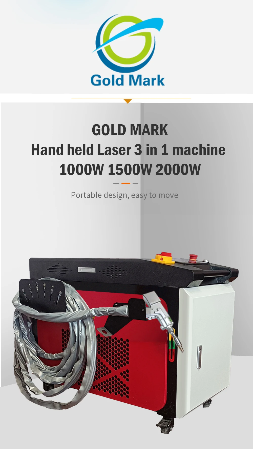 Handheld Laser Welder Portable Fiber Laser Welding Cleaning Cutting ...