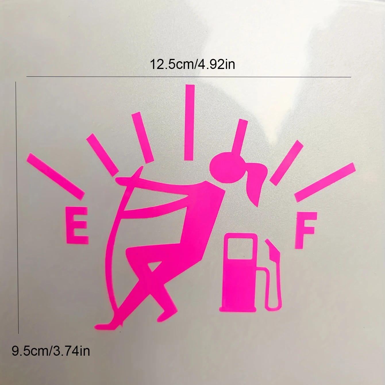 High Fuel Consumption Explosive Meter Sticker Ef Tank Identification ...