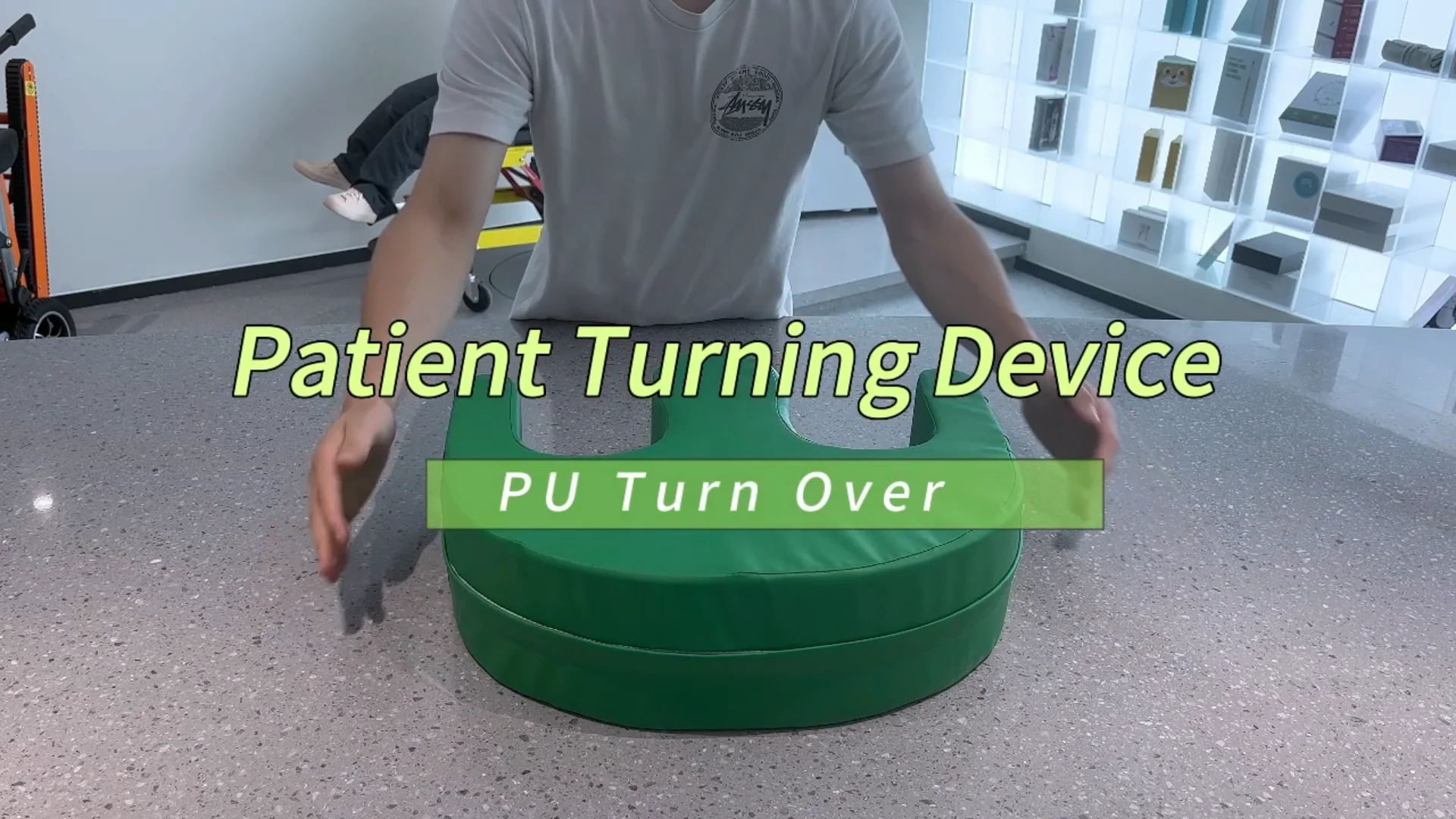 Latest Model Pu Leather Material Turn Over Nursing Device Bedridden ...