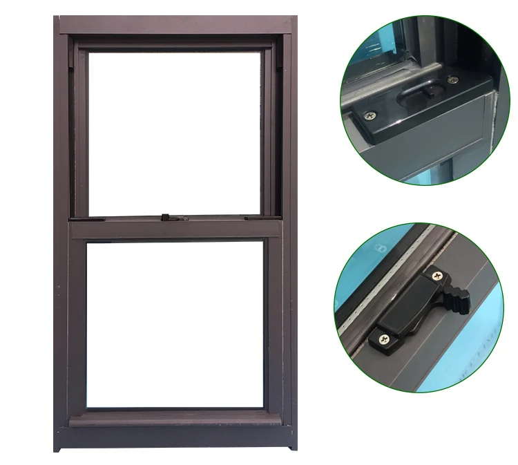 DERCHI Slide up Window Modern Style Sash Windows American Double Hung ...