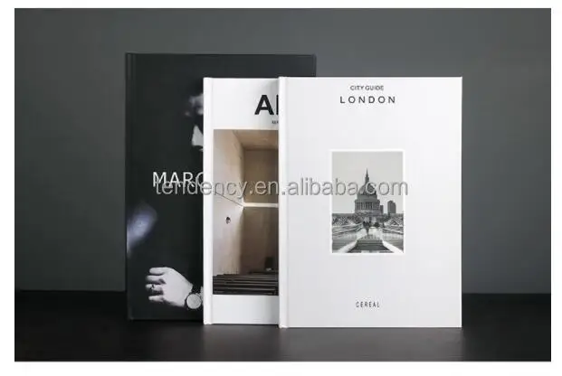Designer Brand Logo Coffee Table Dummy Books Luxury Home Decoration