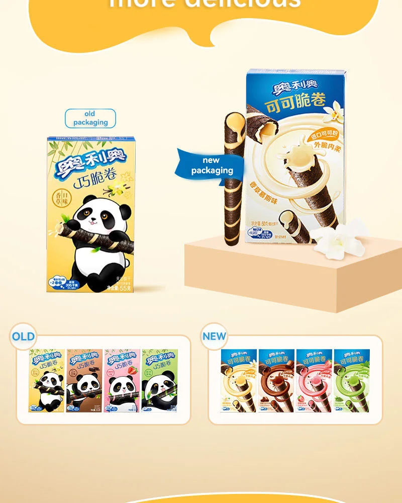 Wholesale Oreo Wafer Rolls Children's Casual Snack Chocolate Sandwich ...