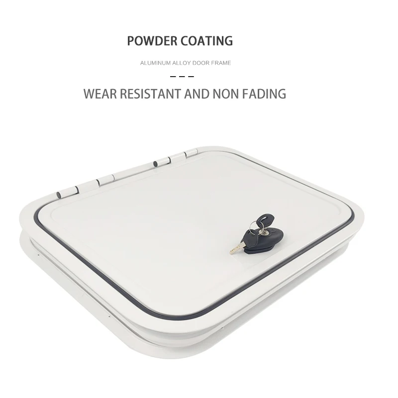 RV Luggage Hatch Door - Customizable Aluminum Compartment