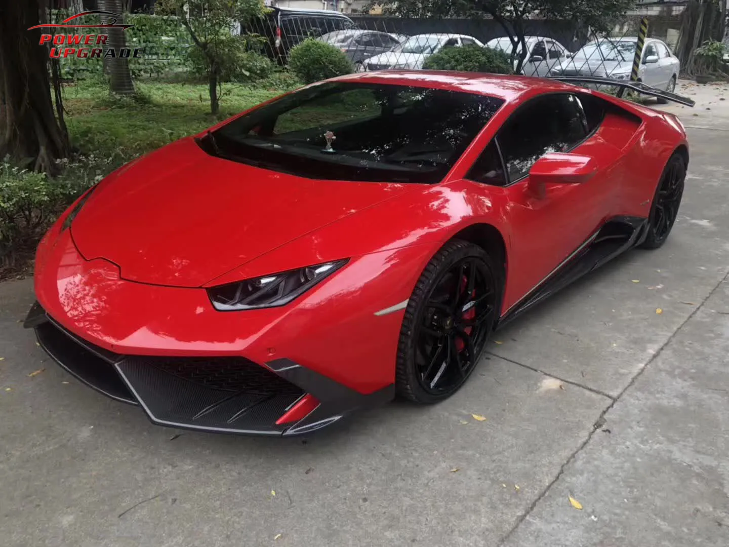 M Style Carbon Fiber Front Bumper Front Lip Side Skirt Diffuser Spoiler ...