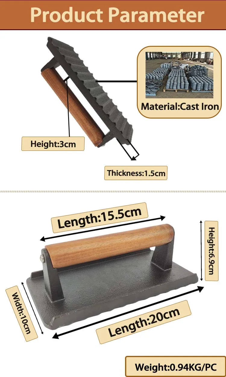2023 Practical Latest Portable Sandwich Steak Meat Press Manual Metal ...